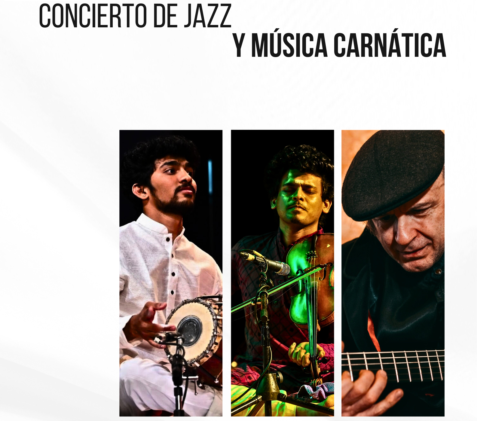 Concierto de jazz y música carnática | Casa de la India Valladolid